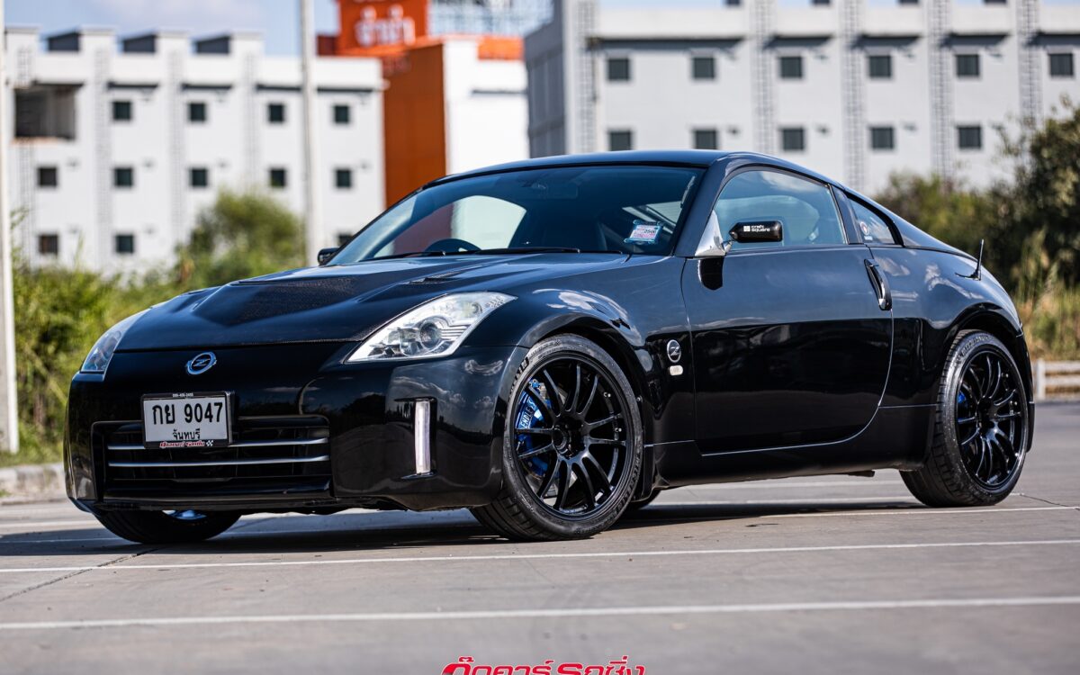 Nissan 350z สีดํา แต่งสวย โทร 099 456 2455 id aoddet